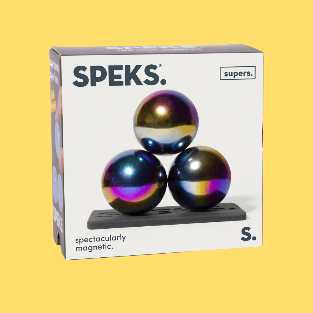 Supers. - Set of 3 Giant Magnet Balls - Oil Slick | MAKES SENSE TO ME ...